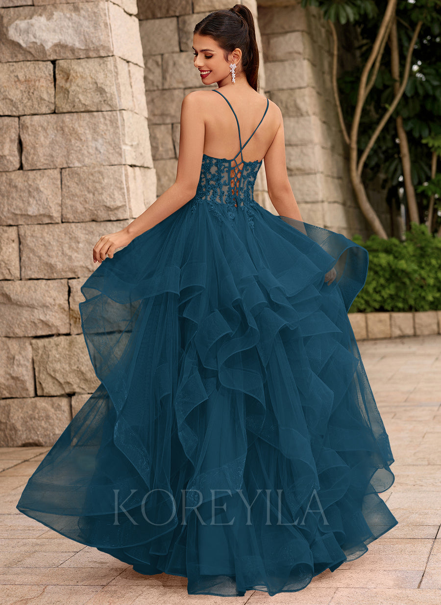 Ink Blue Prom Dresses – KOREYILA
