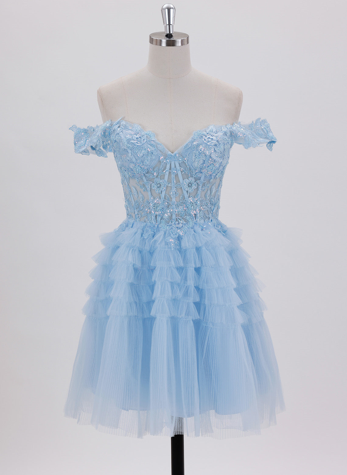 Ball-Gown/Princess Short Tulle Homecoming Dress With Sequins – KOREYILA